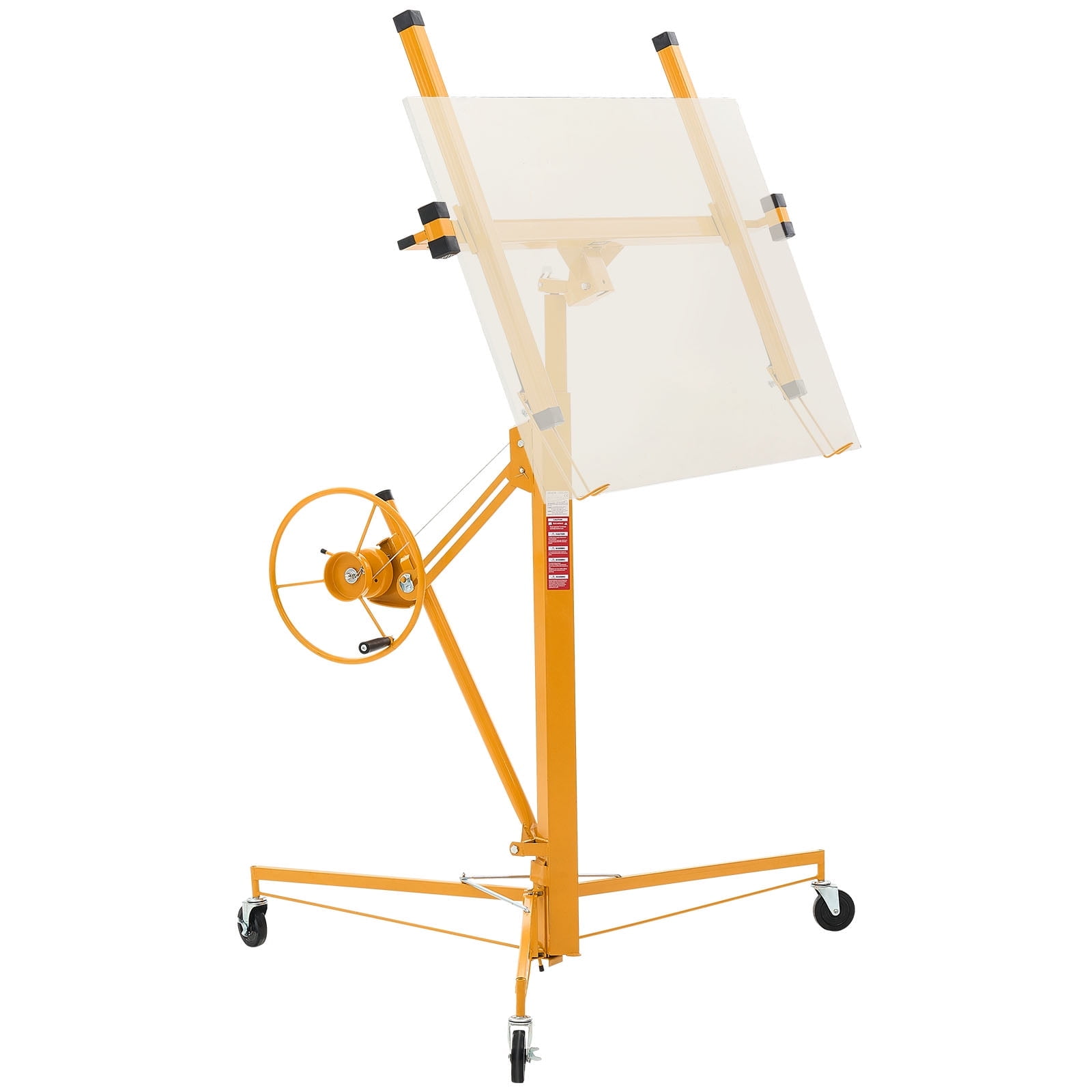 VEVOR 11ft Drywall Lift, Heavy-Duty 150 lbs Sheetrock Hoist with ...