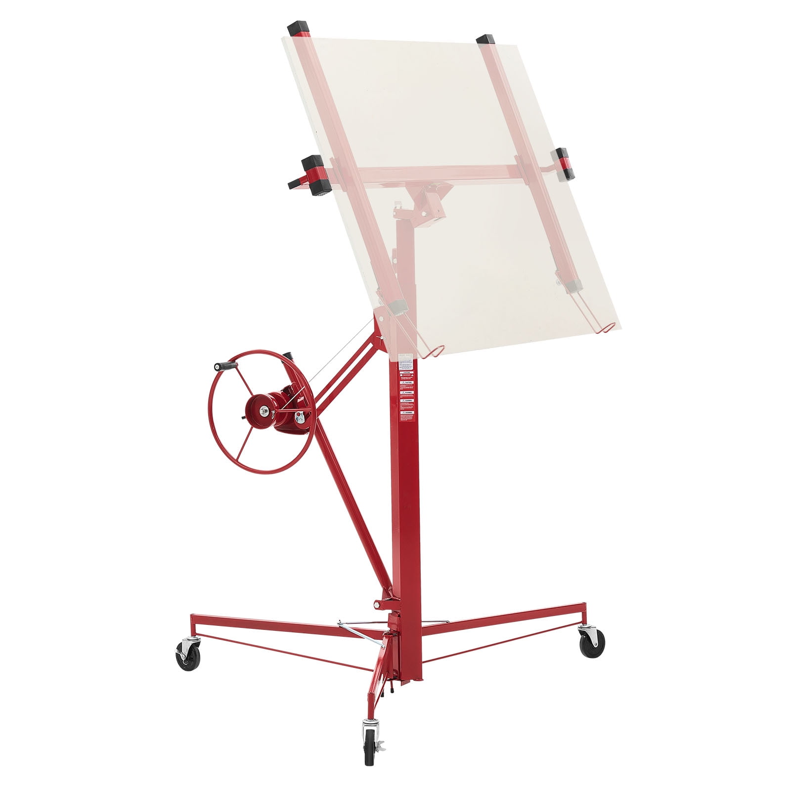 VEVOR 11ft Drywall Lift, Heavy-Duty 150 lbs Sheetrock Hoist with ...