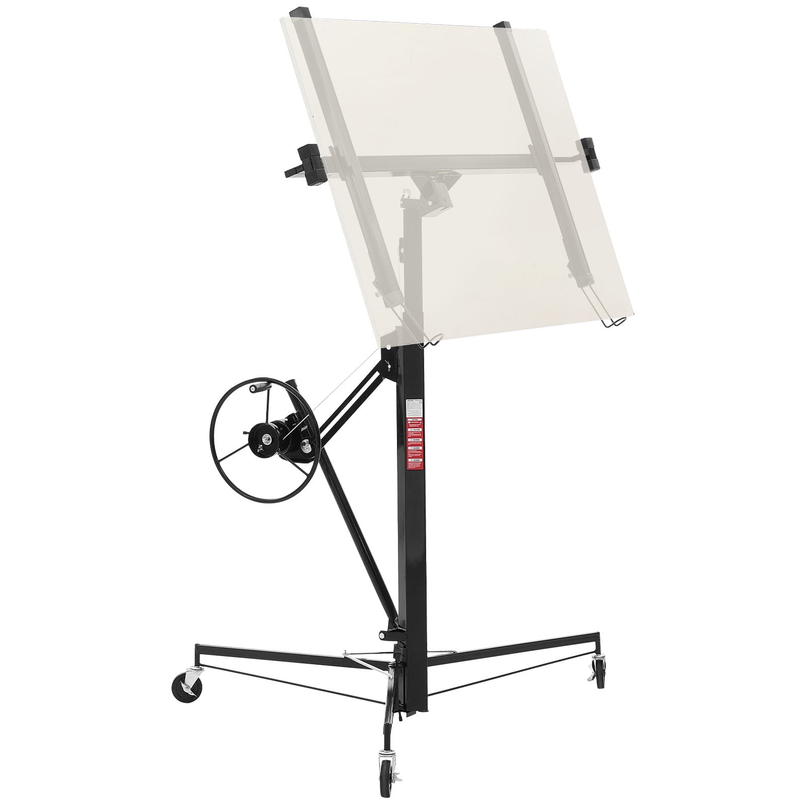 VEVOR 11ft Drywall Lift, Heavy-Duty 150 lbs Sheetrock Hoist with ...