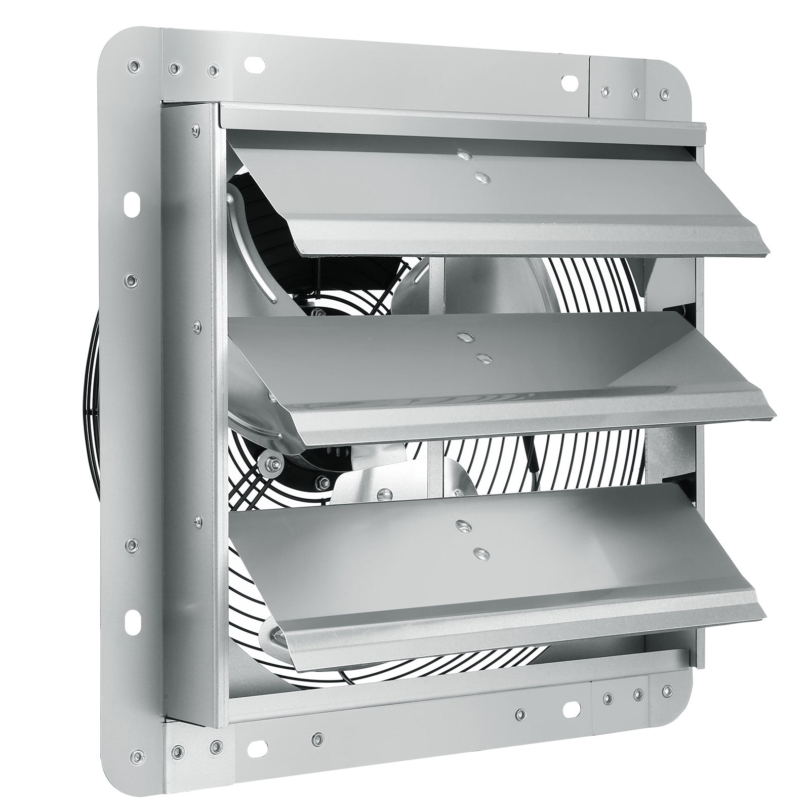 VEVOR 12'' Shutter Exhaust Fan, High-speed 1000 CFM, Aluminum Wall ...