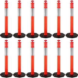 RK DPOST2T Polyethylene Portable Delineator Post with 13 lbs Recycled ...