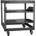 VEVOR 12U Open Frame Server Rack, 23-40 in Adjustable Depth, Free ...