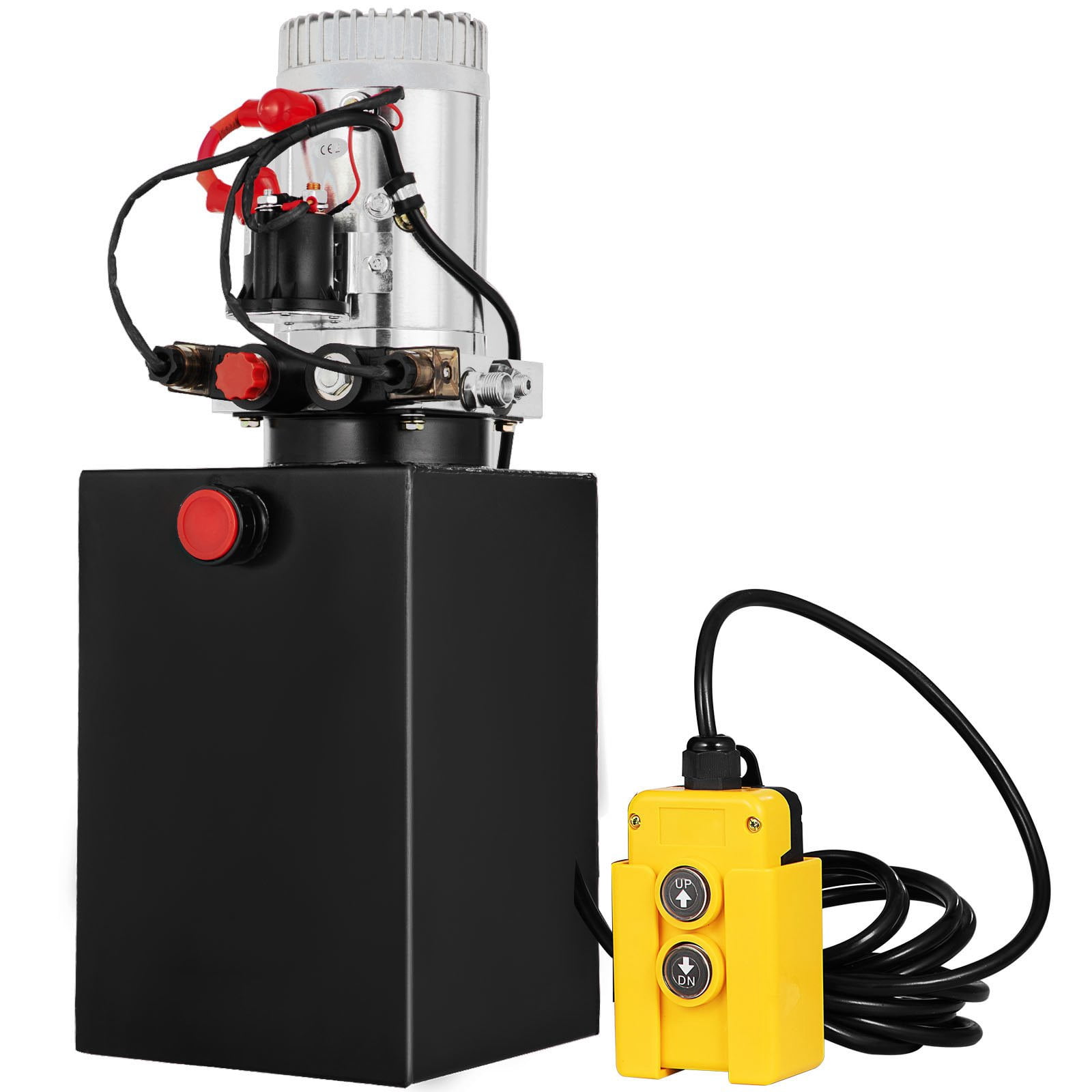 VEVOR 12V Double-Acting Hydraulic Pump (3200 PSI) for Dump Trailers ...