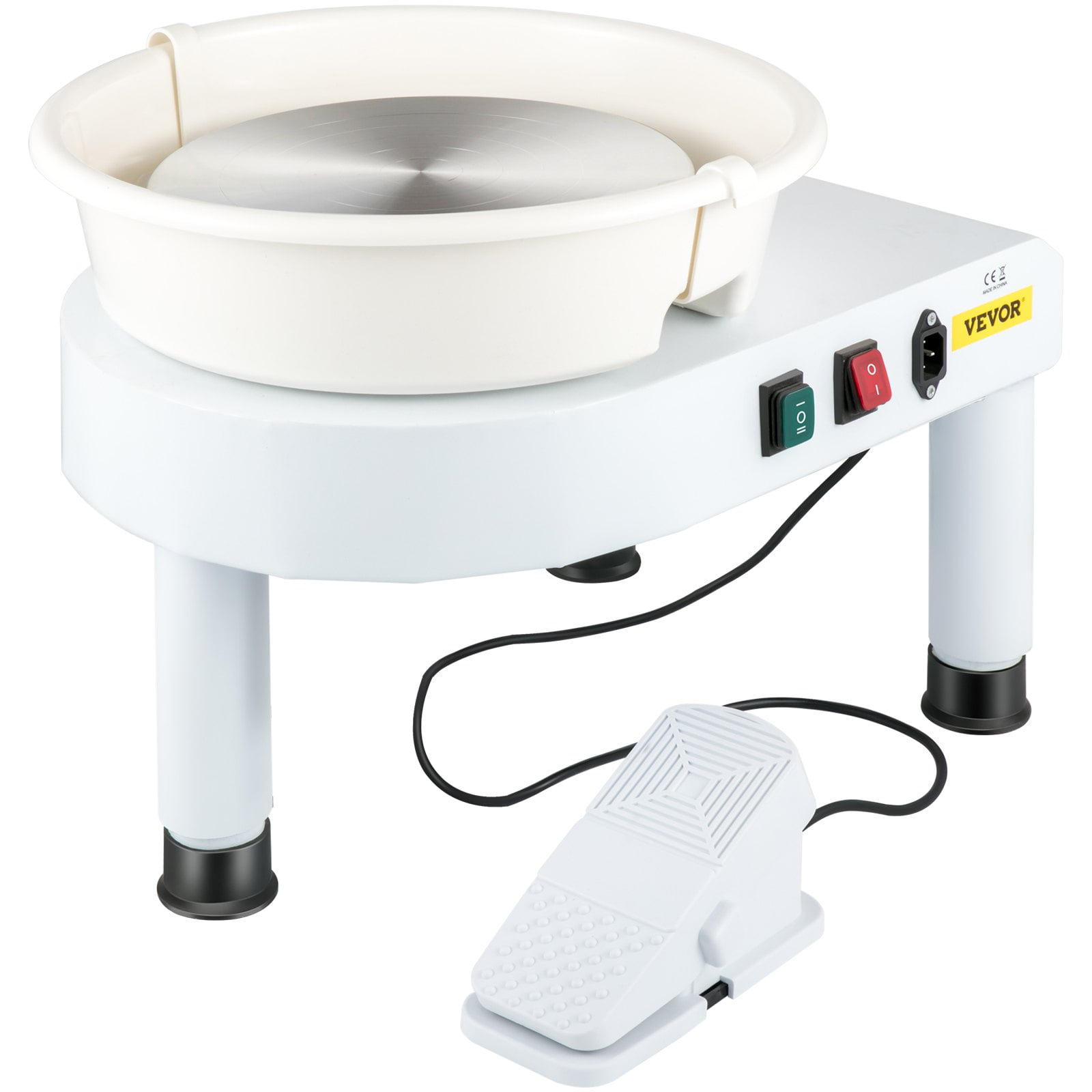 VEVOR 14in Ceramic Pottery Wheel Electric Clay Machine for Home Art ...