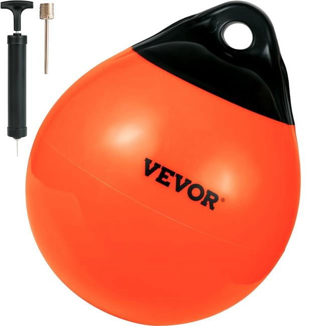 VEVOR 15" Inflatable Marine-Grade PVC Buoy Balls - Heavy-Duty Mooring ...