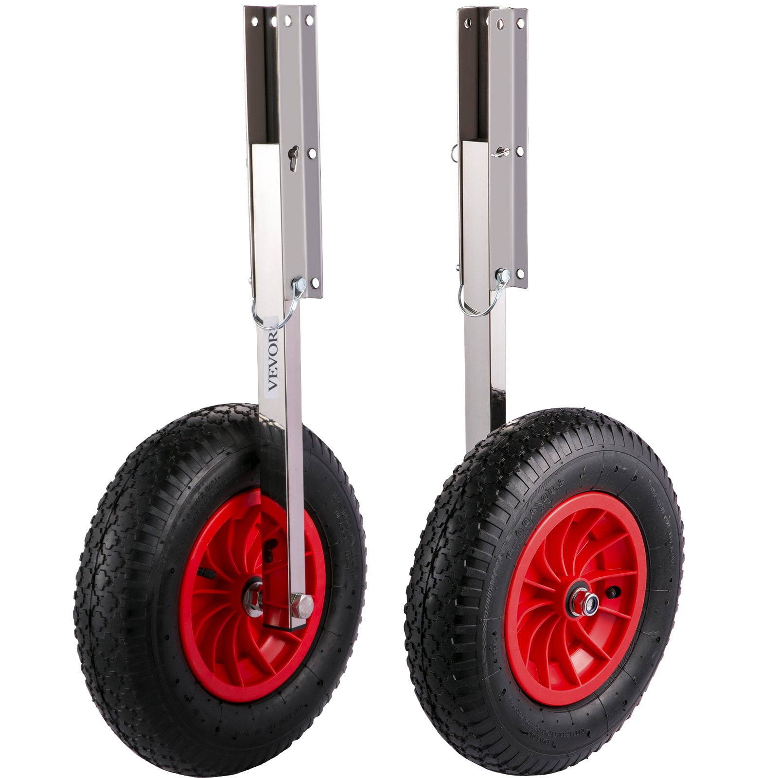 VEVOR 15" Stainless Steel Boat Launching Wheels - 600 LBS Capacity ...