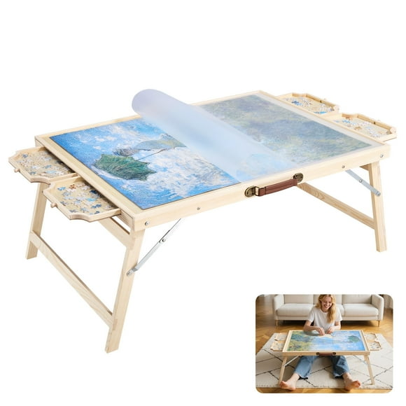 Folding Puzzle Table