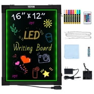 BENTISM LED Message Writing Board 32"x24" Illuminated Erasable Lighted ...