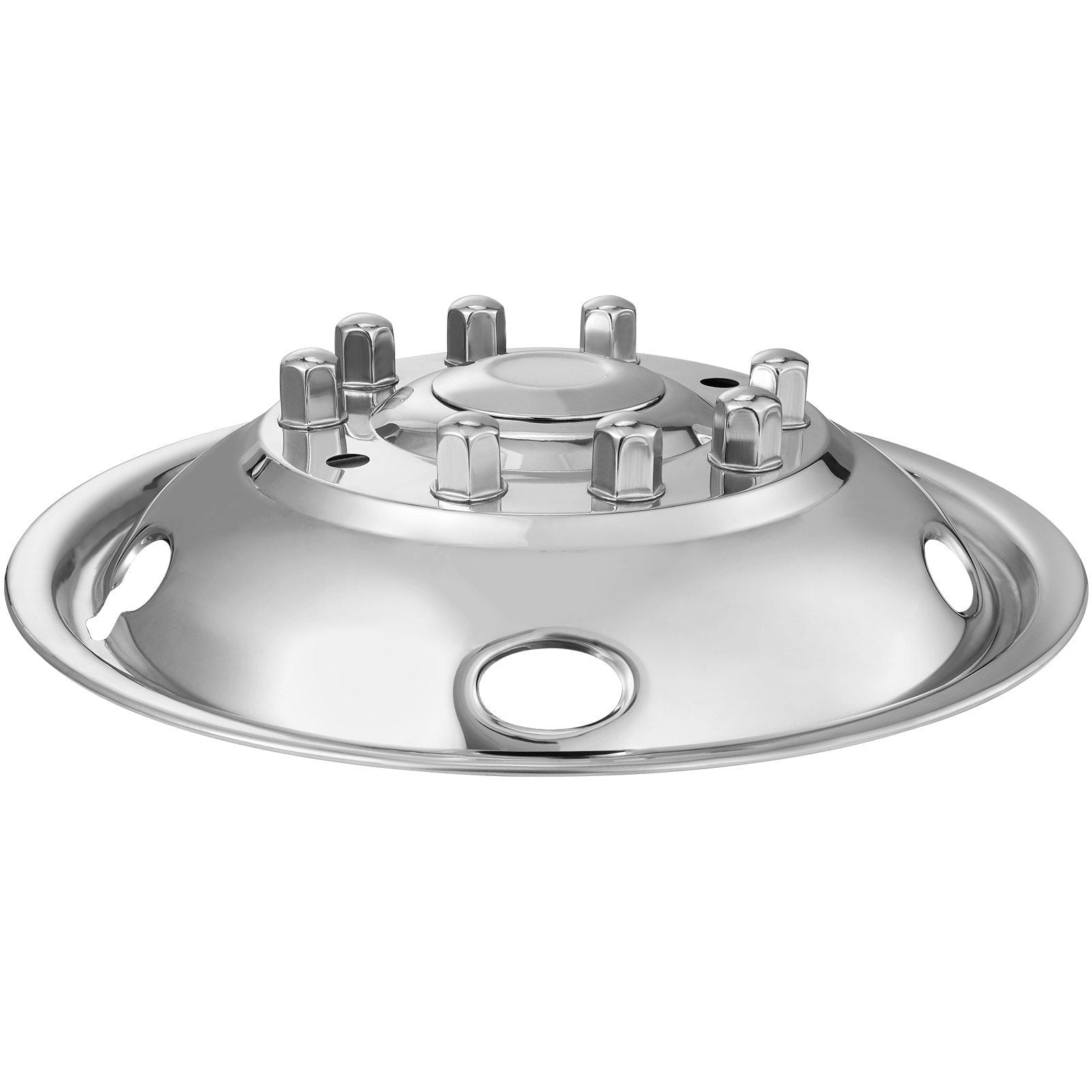 VEVOR 19.5-inch 10 Lug Wheel Simulators, 304 Stainless Steel Wheel ...