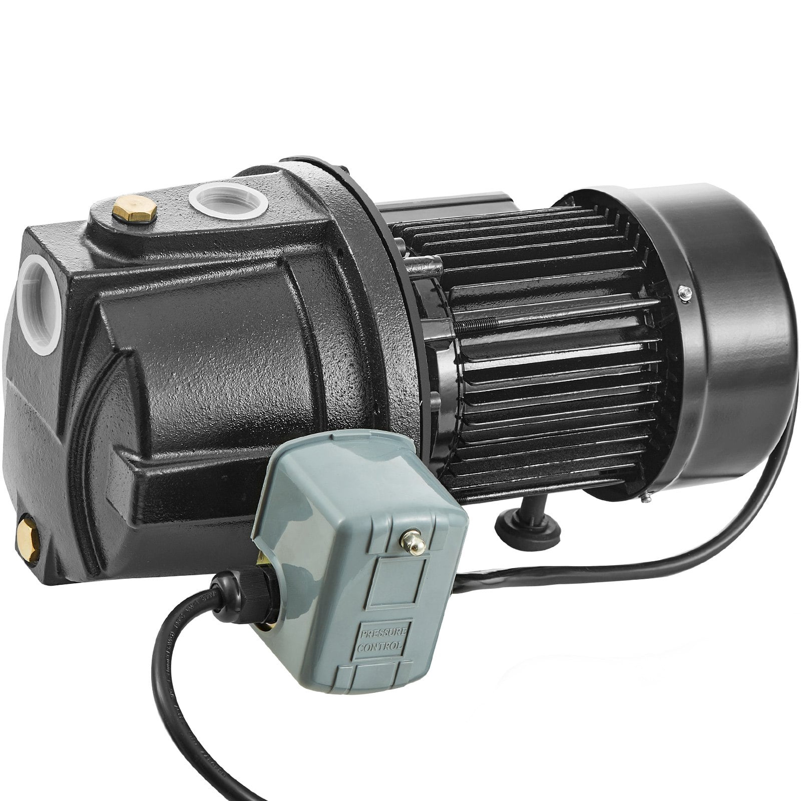 VEVOR 1HP Premium Cast Iron Shallow Well Jet Water Pump, 115 Volt, 17.6 ...