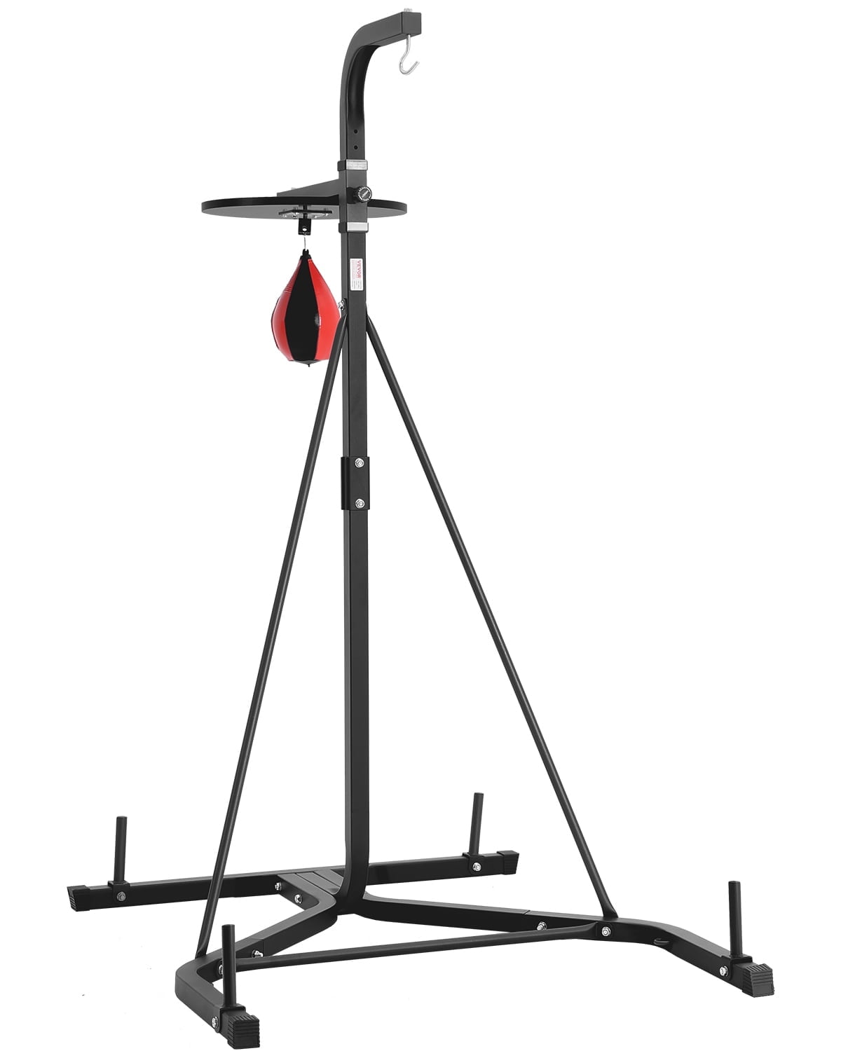 VEVOR 2 in 1 Punching Bag Stand, Steel Heavy Duty, Adjustable Height ...