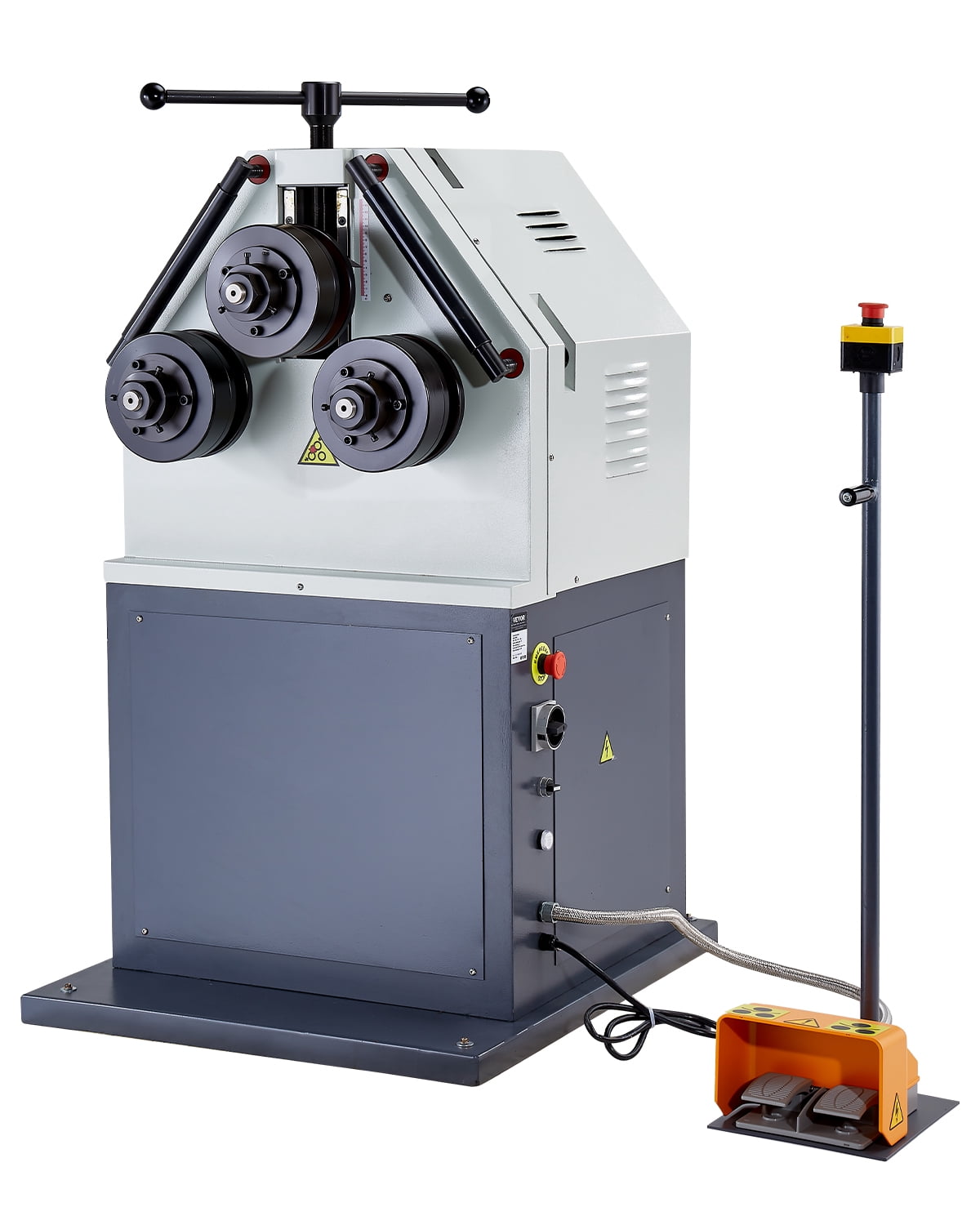 VEVOR 2.2KW Electric Roll Bending Machine, 3-Roller Electric Pipe ...