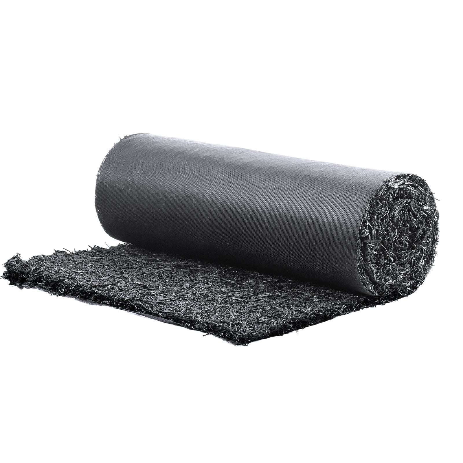 VEVOR 2 Rolls Rubber Mulch Mat – 96"x22" Landscaping Ground Cover for ...