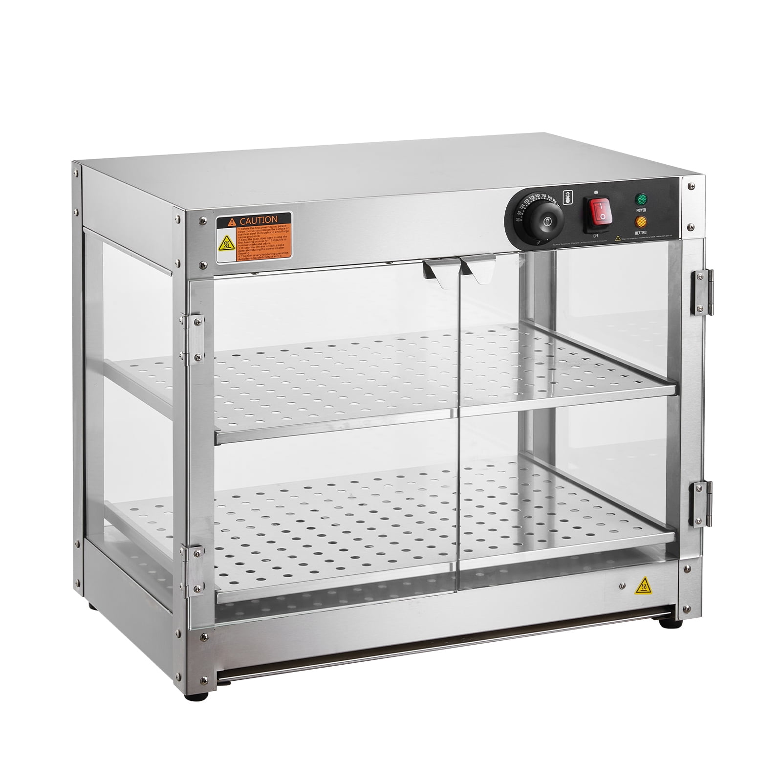 VEVOR 2-Tier Commercial Food Warmer Display Countertop Pizza Cabinet ...