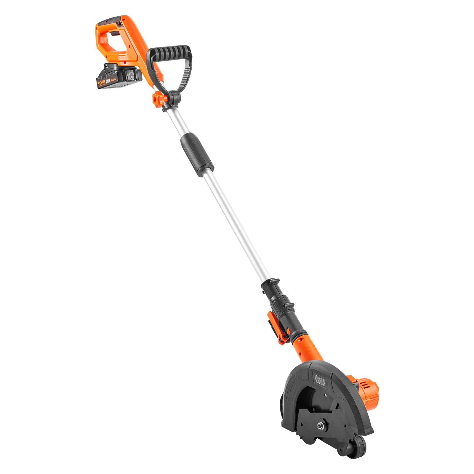 VEVOR 20V Cordless Lawn Edger, 9-Inch Blade, 3-Position Depth, Battery ...