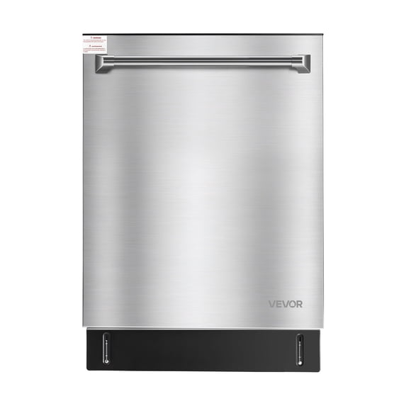 VEVOR 24" Built-In Dishwasher, 14 Place, Stainless Steel - Walmart.com