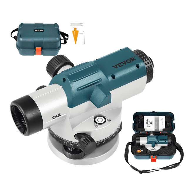 VEVOR 24X Auto Optical Level Kit: High-Precision, Magnetic Dampened ...