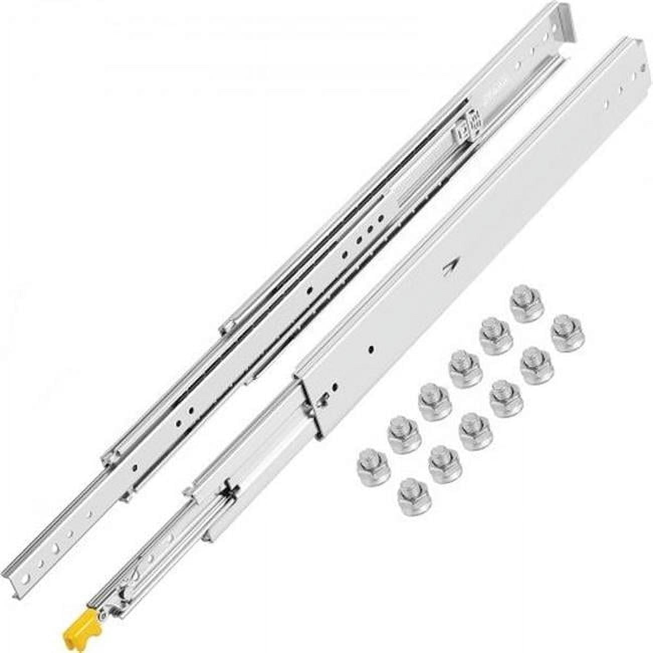 VEVOR 26" Heavy Duty Drawer Slides, Locking Drawer Slides 500 LBS Load ...