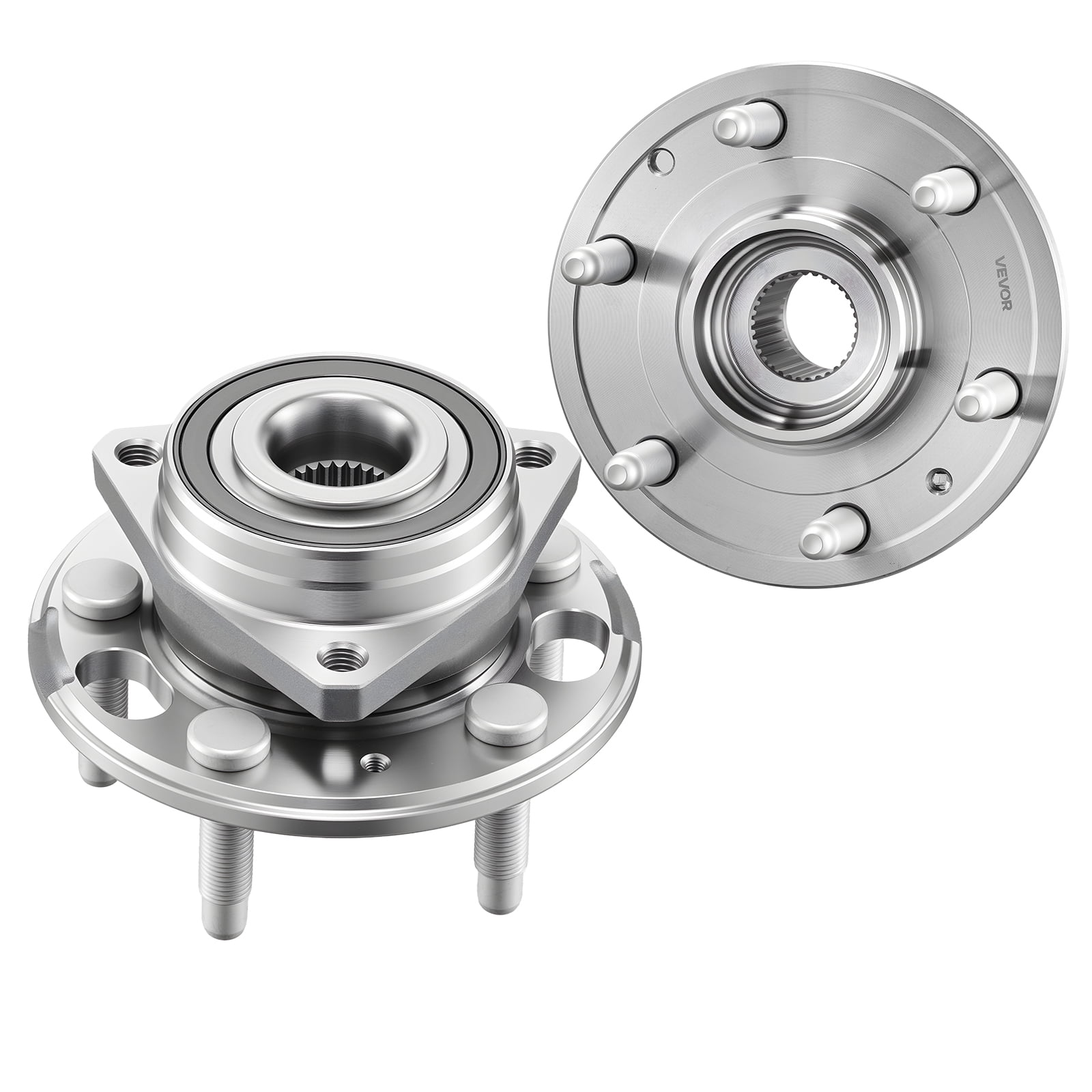 VEVOR 2PCS Front/Rear Wheel Bearing & Hub Assembly Fit for 2020 Chevy ...
