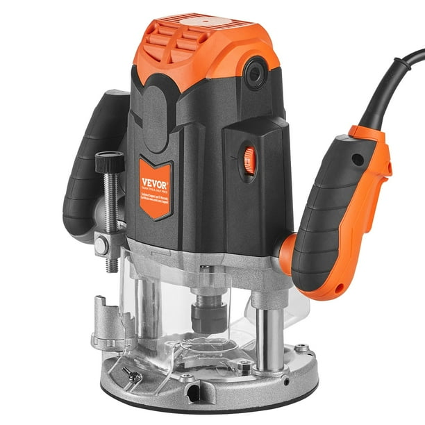 VEVOR 3-1/4 HP Plunge Router Kit, Woodworking Router - Walmart Business ...