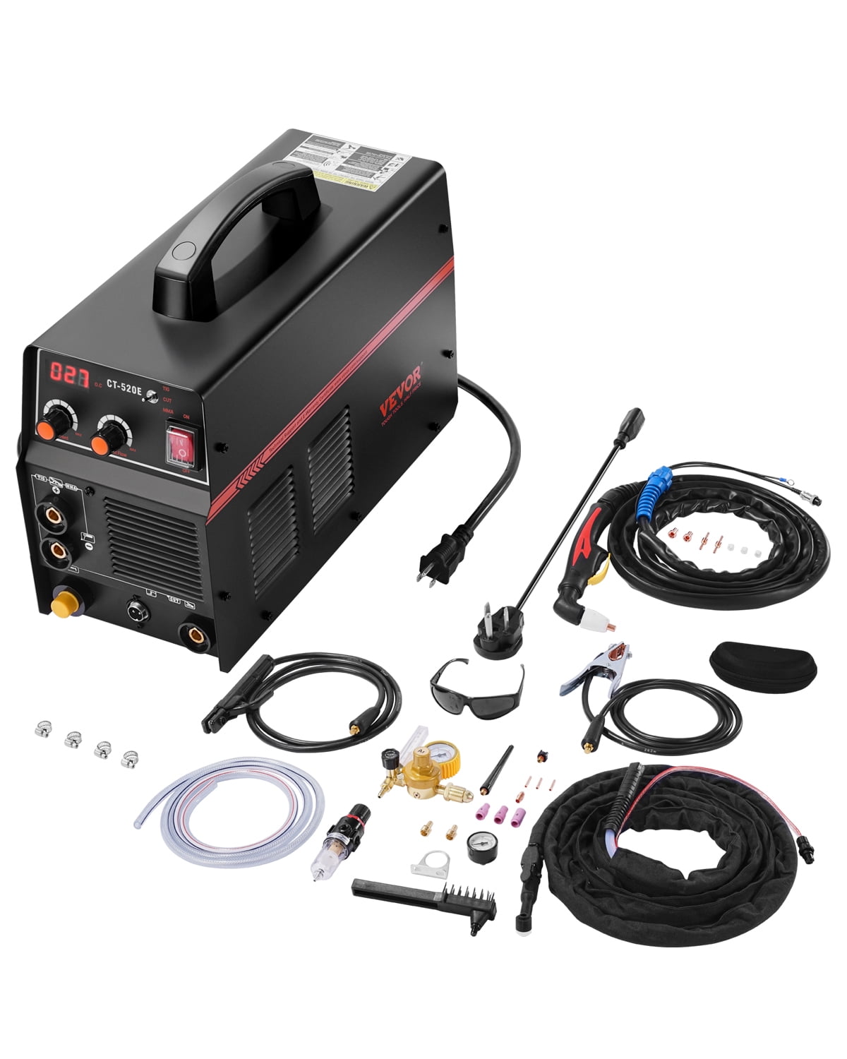 VEVOR 3 in 1 Plasma Cutter Welder Machine, CT-520E TIG/MMA Plasma ...