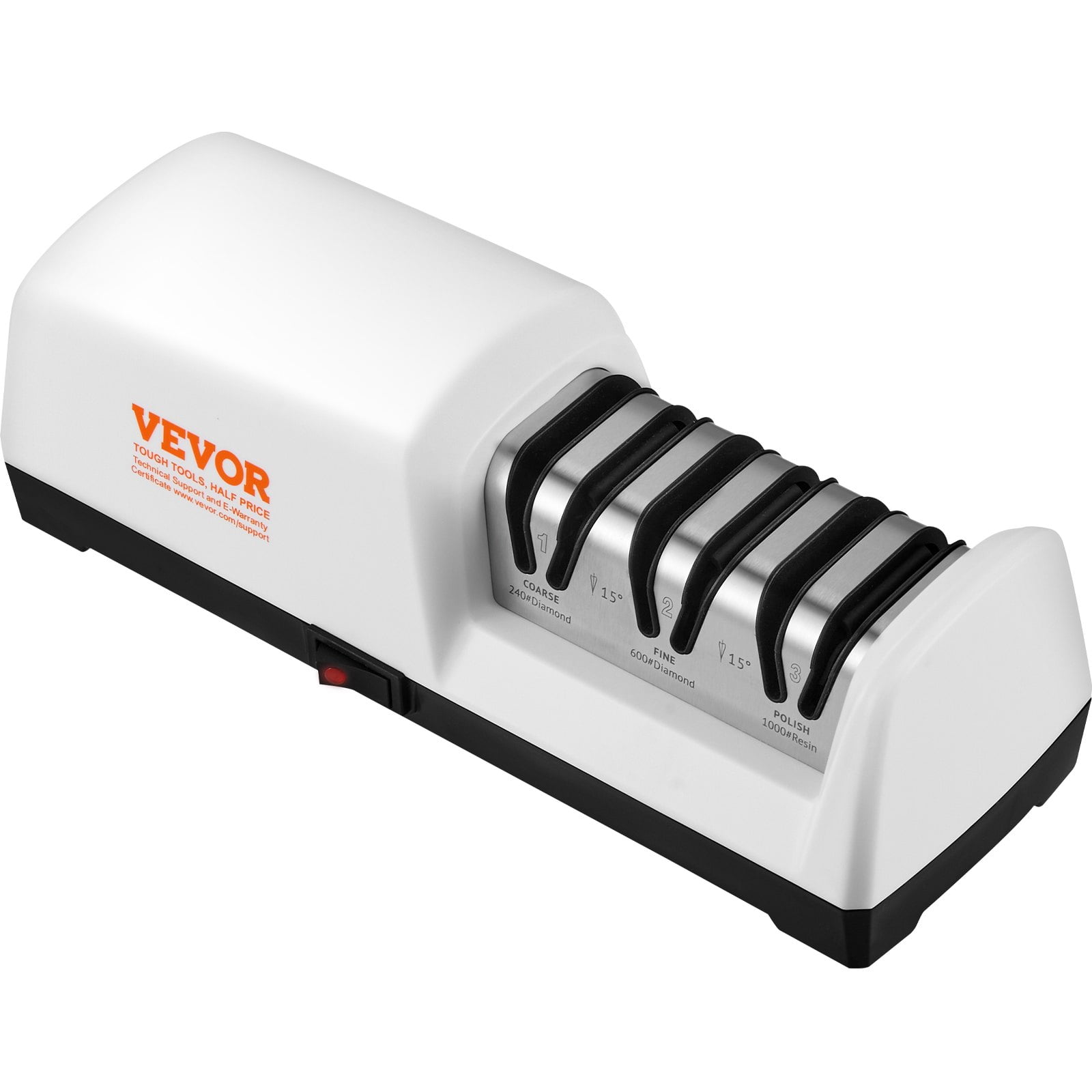 VEVOR 3-Stage Electric Knife Sharpener, Professional Kitchen Sharpener ...