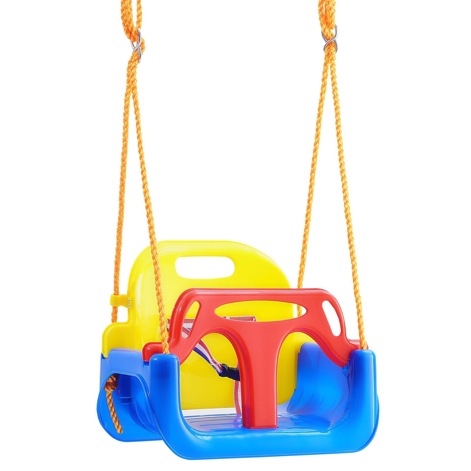 VEVOR 3-in-1 Toddler Swing Seat - Adjustable Baby Swing Seat with Ropes ...