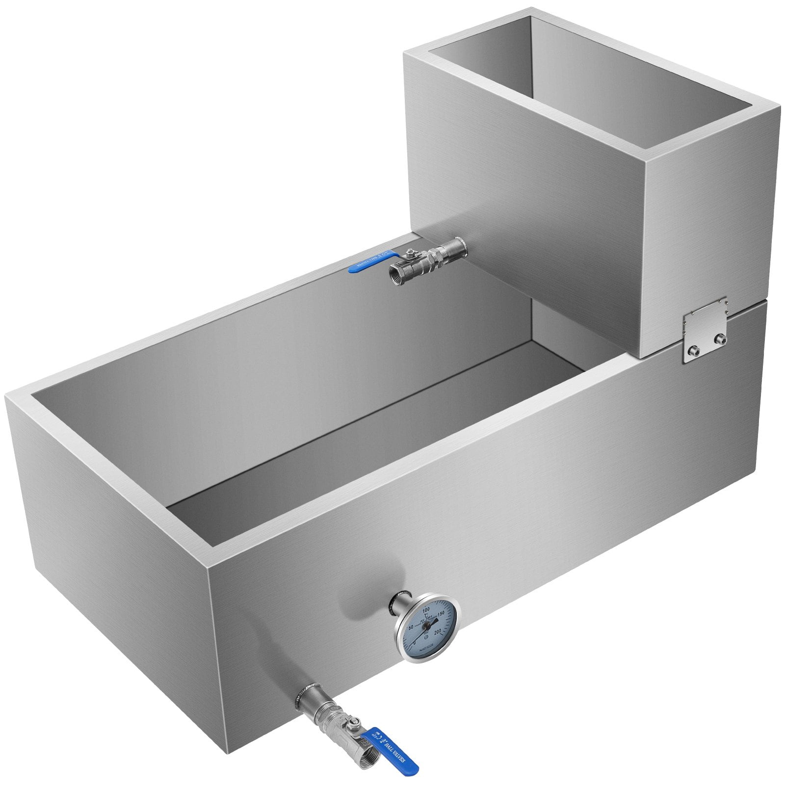 VEVOR 30x16" Stainless Steel Maple Syrup Evaporator Pan w/ Valve ...