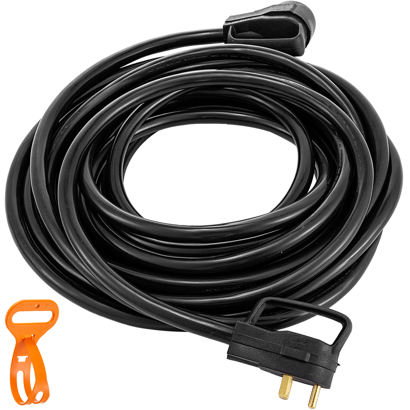 SlimLine 2243 Flat Plug 8' Extension Cord, 3-Wire, Black - Walmart.com