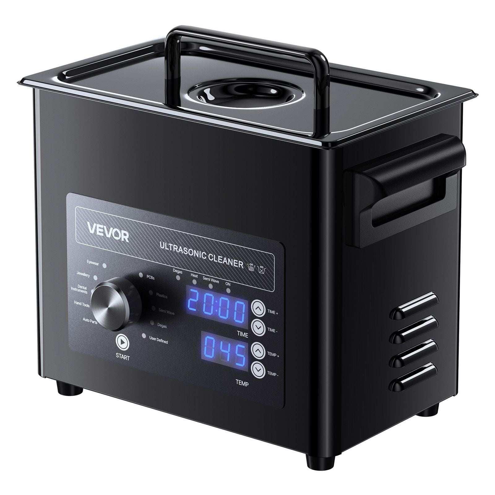 VEVOR 3L Ultrasonic Cleaner, Professional Ultrasonic Cleaner Machine ...