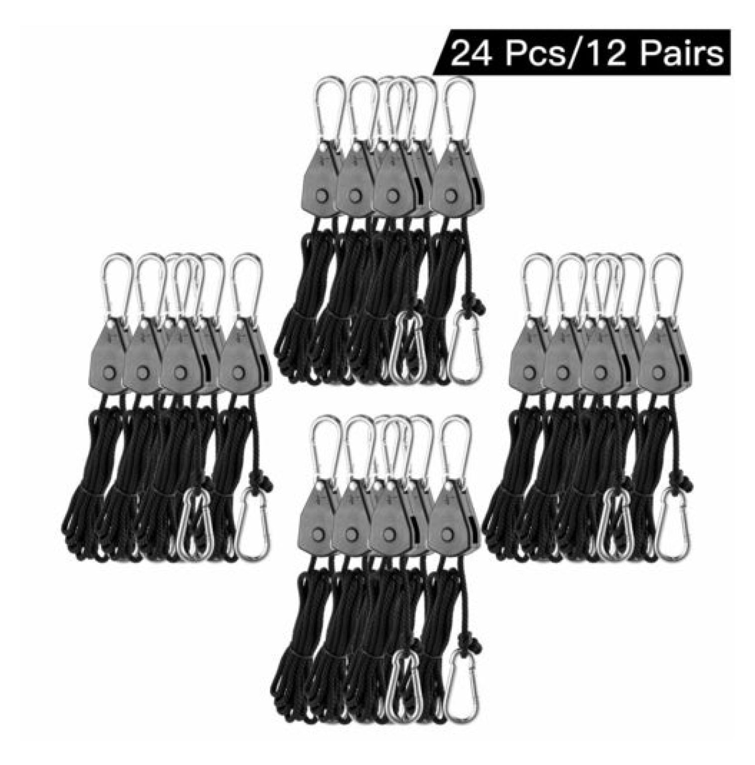 VEVOR 4-98 PCS 6 Feet Long Heavy Duty Adjustable Rope Clip Hanger For ...