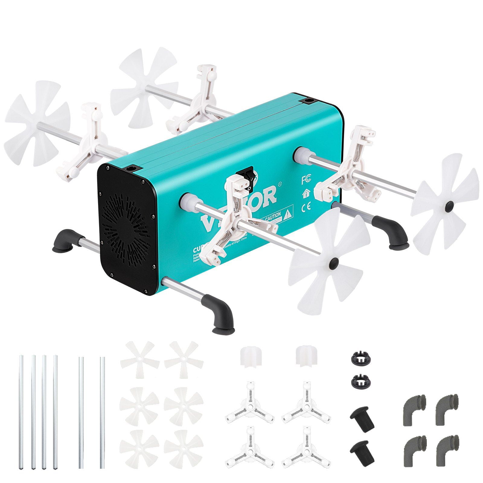 VEVOR 4 Cup Turner, 2 Speeds Multiple Tumbler Spinner Rotator Machine ...