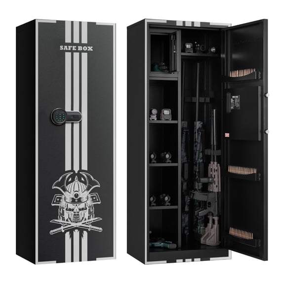 VEVOR 4 Gun Safe, Long Gun Cabinet for Rifles and Pistols, Quick Access ...