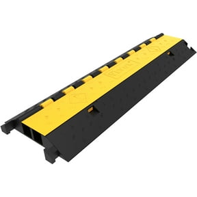 BENTISM Modular Rubber Speed Bump Driveway Cable Protector Ramp 6 Feet ...