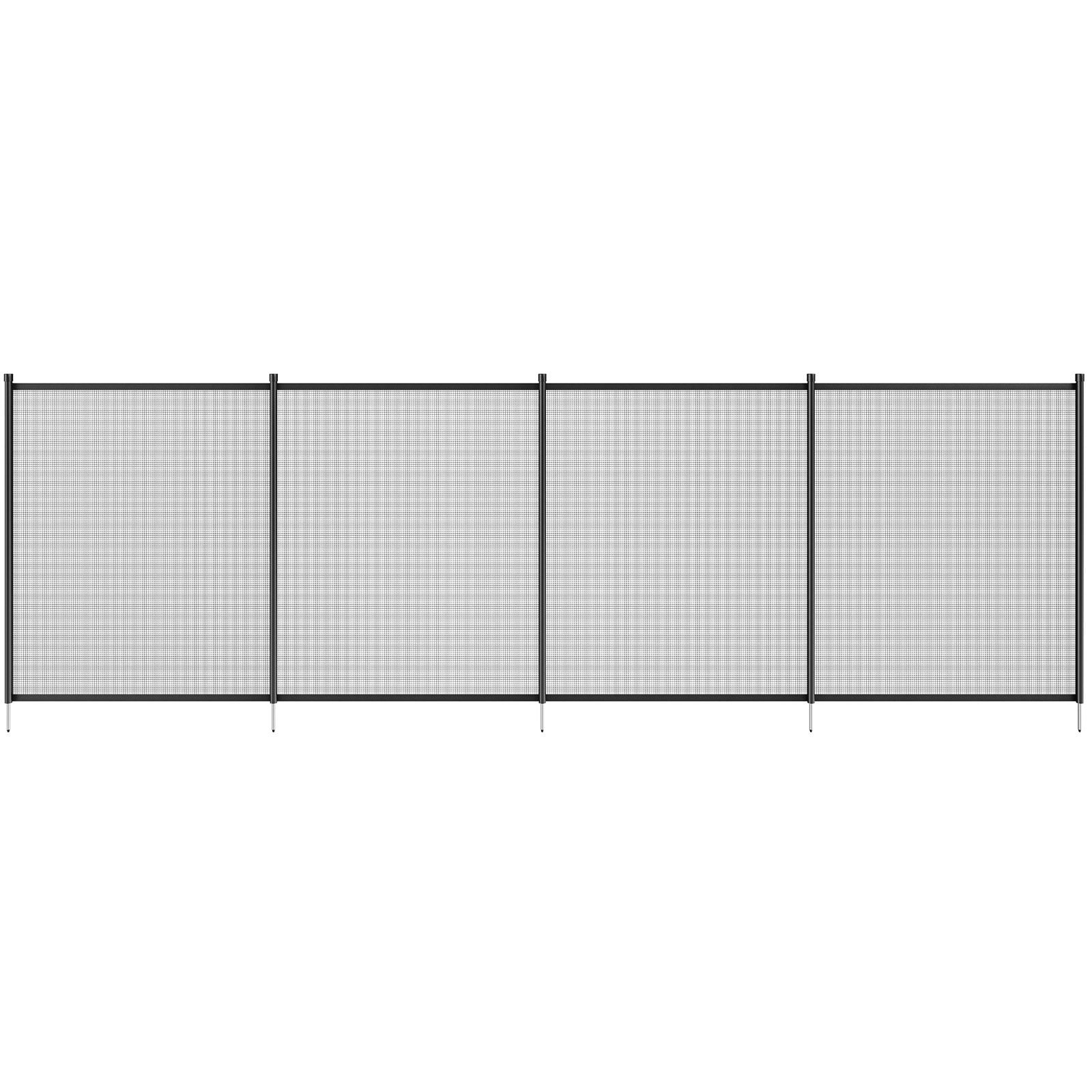 VEVOR 4 x 96 ft Removable Pool Fence for Inground Pools, Child Safety ...