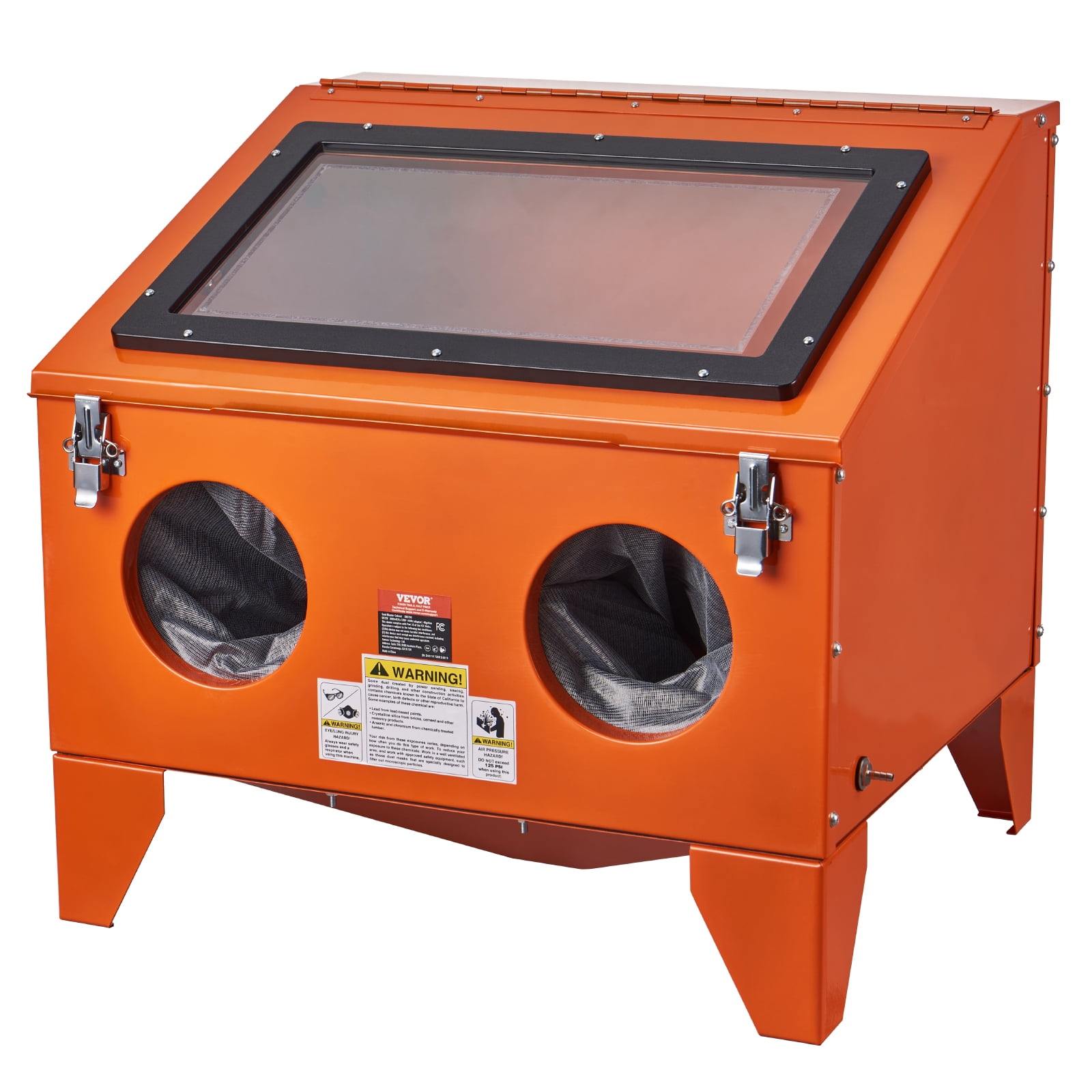 VEVOR 40 Gallon Sandblasting Cabinet, 40-120PSI Portable Benchtop Sand ...