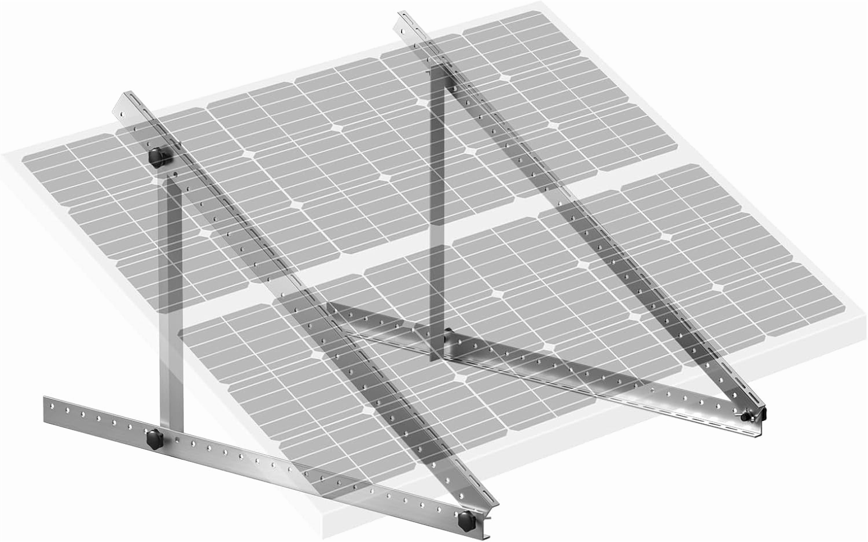 VEVOR 41-Inch Solar Panel Mounting Brackets, 0 to 90° Adjustable Tilt ...
