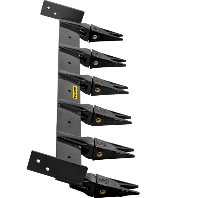 VEVOR 48" Bucket Tooth Bar, Tractor Loader Bucket Teeth with 9.84 ...