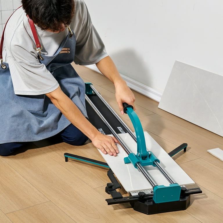 How To Cut Ceramic Tile With A Tile Cutter SHIJING 48 Inch Manual Tile