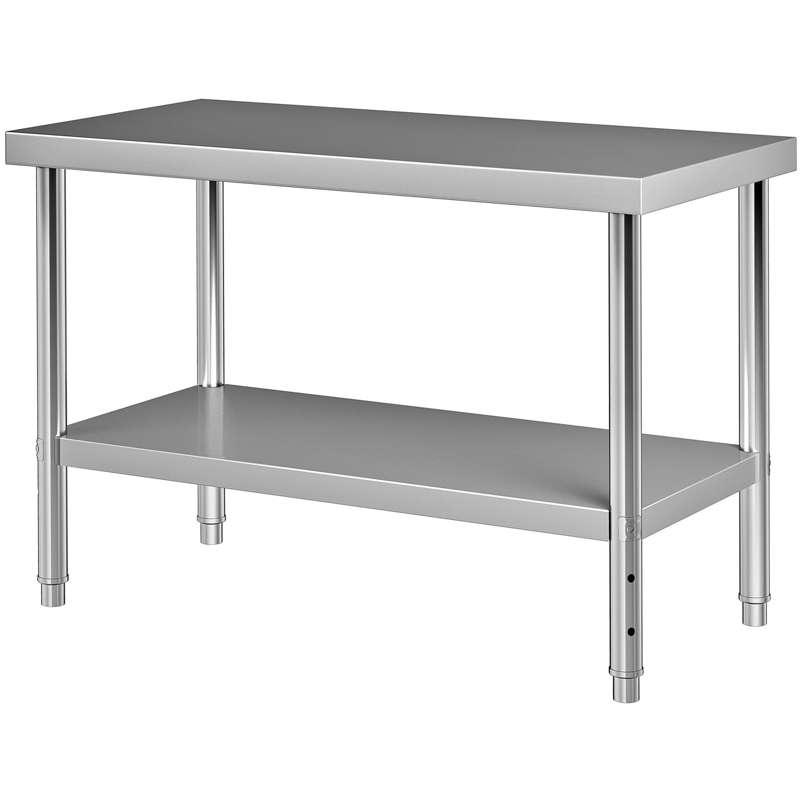 VEVOR 48x24" Heavy-Duty Stainless Steel Prep Table - 550lbs Capacity ...