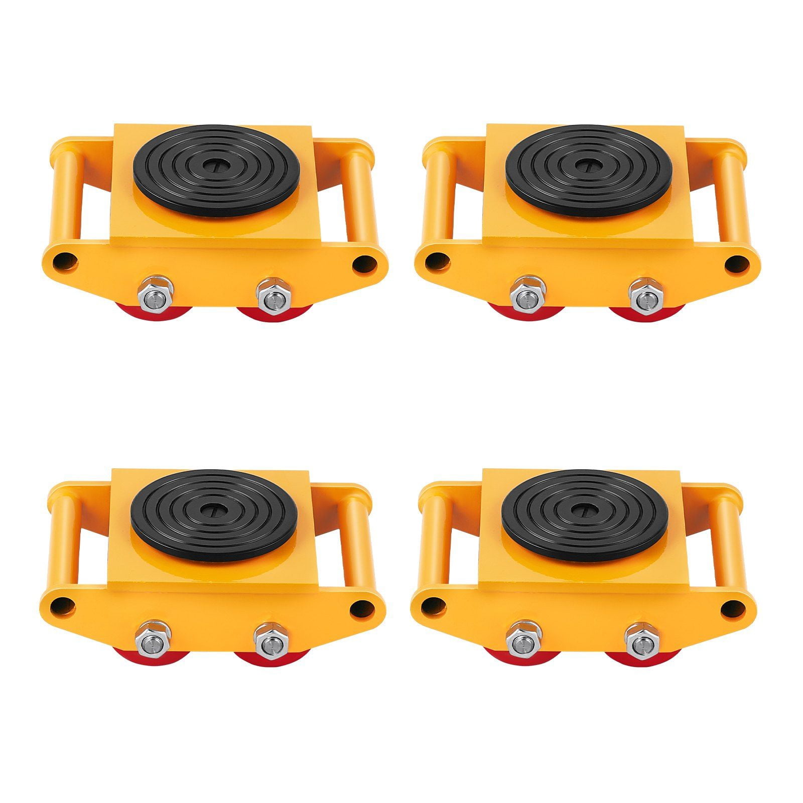 VEVOR 4PCS Machinery Skate Dolly, 17637 LBS/8T Industrial Machinery ...