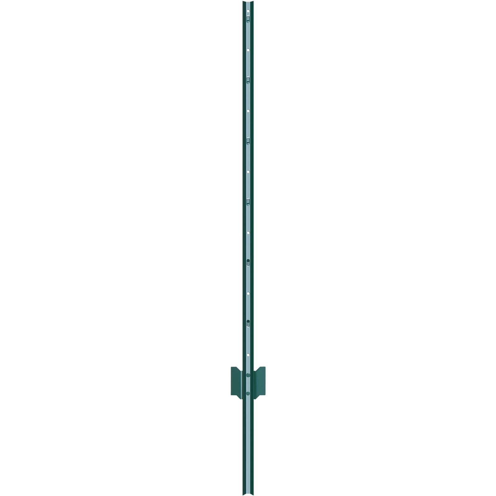 VEVOR 4ft Heavy-Duty Metal Fence Posts, 10-Pack Green T-Posts for ...