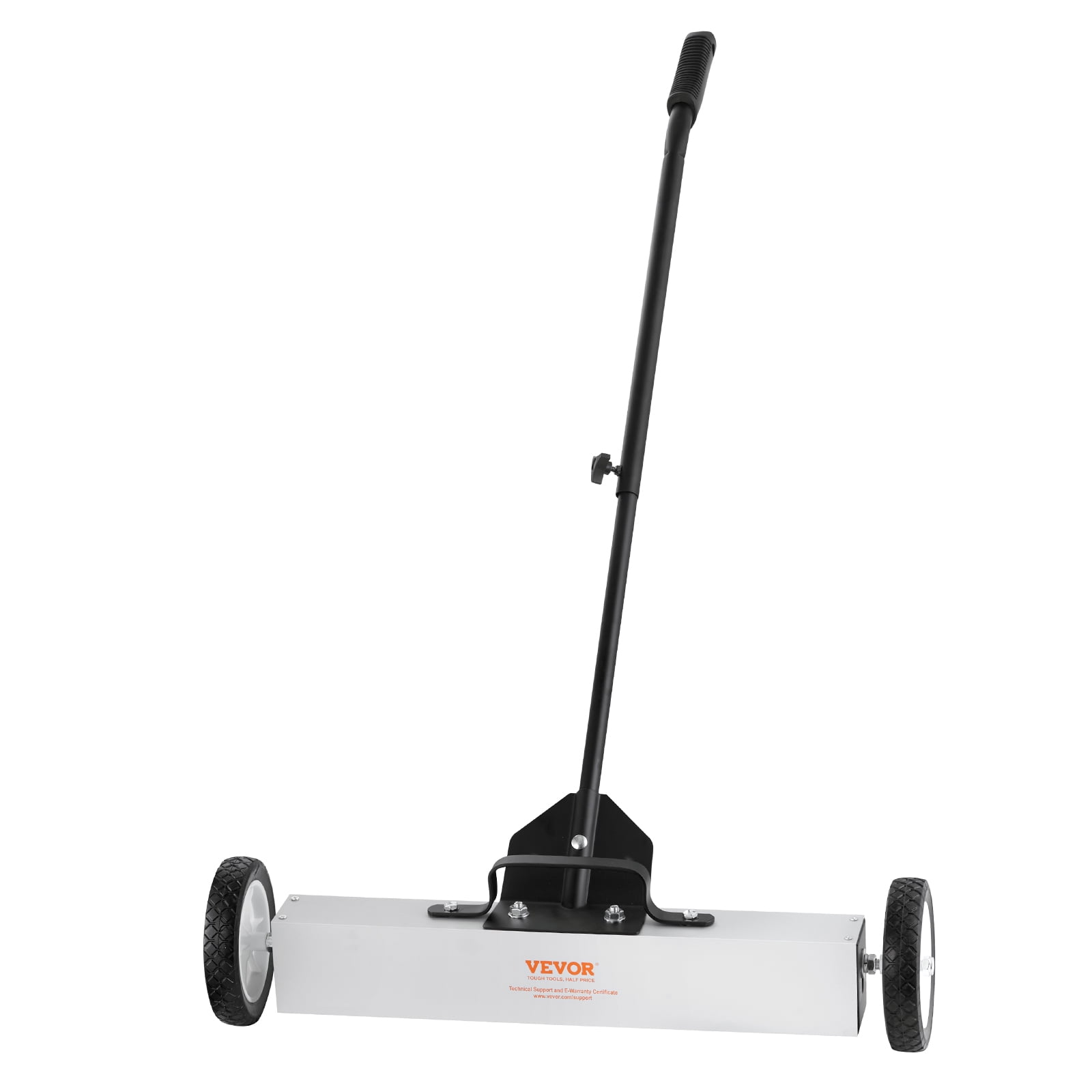 VEVOR 50Lbs Rolling Magnetic Sweeper with Wheels, Push-Type Magnetic ...
