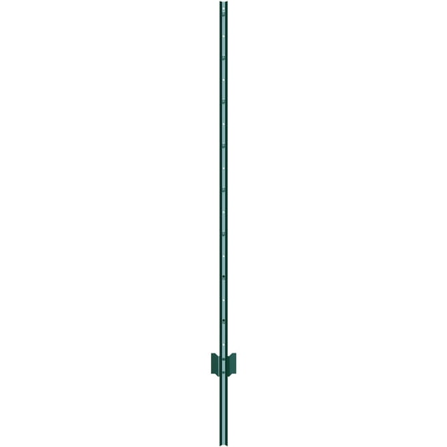 VEVOR 5ft Heavy-Duty Metal Fence Posts, 10-Pack Green T-Posts for ...