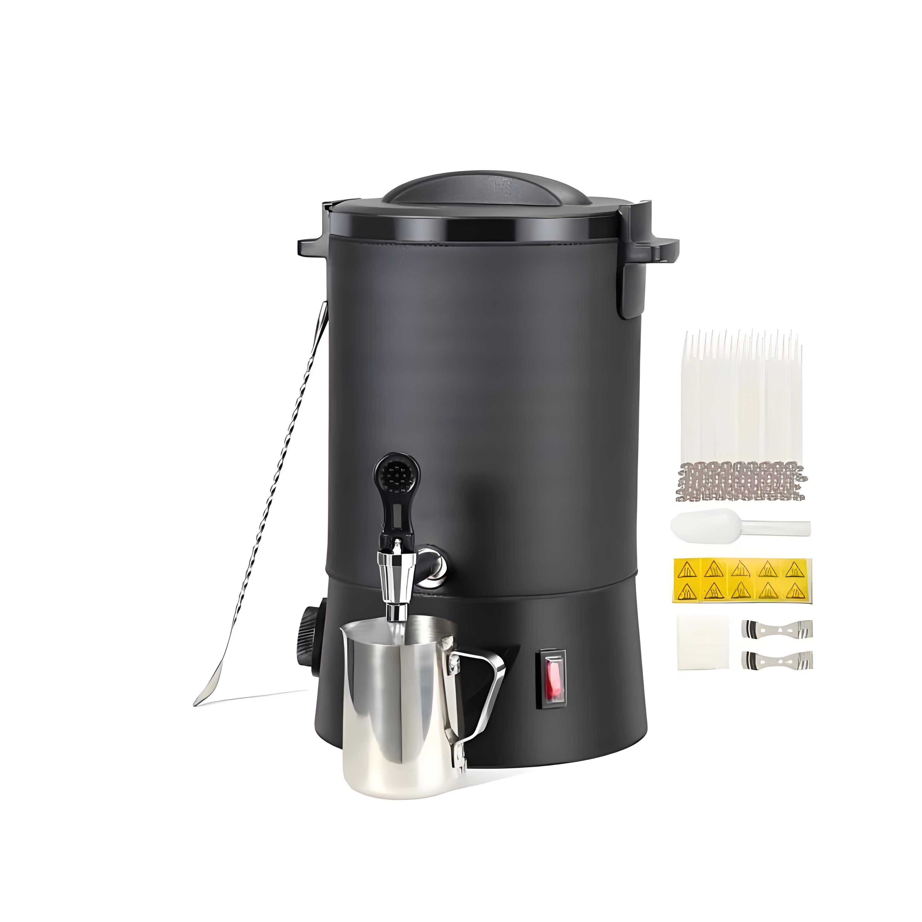 VEVOR 6.5L/10L Commercial Wax Melter: 1100W Electric Candle Making Pot ...