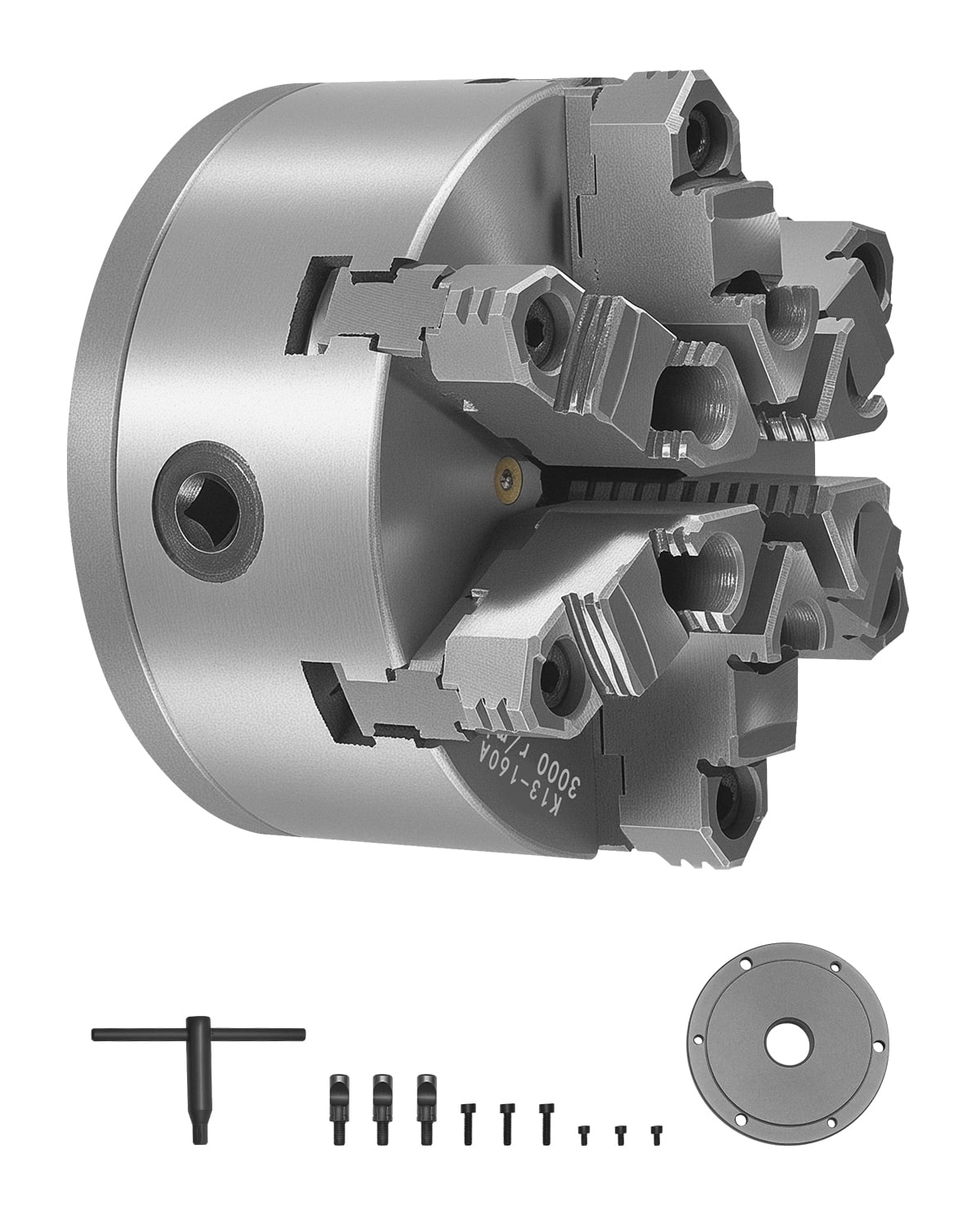 VEVOR 6-Jaw Lathe Chuck, 6 Inch (160 mm), Self-Centering Chuck with D1 ...