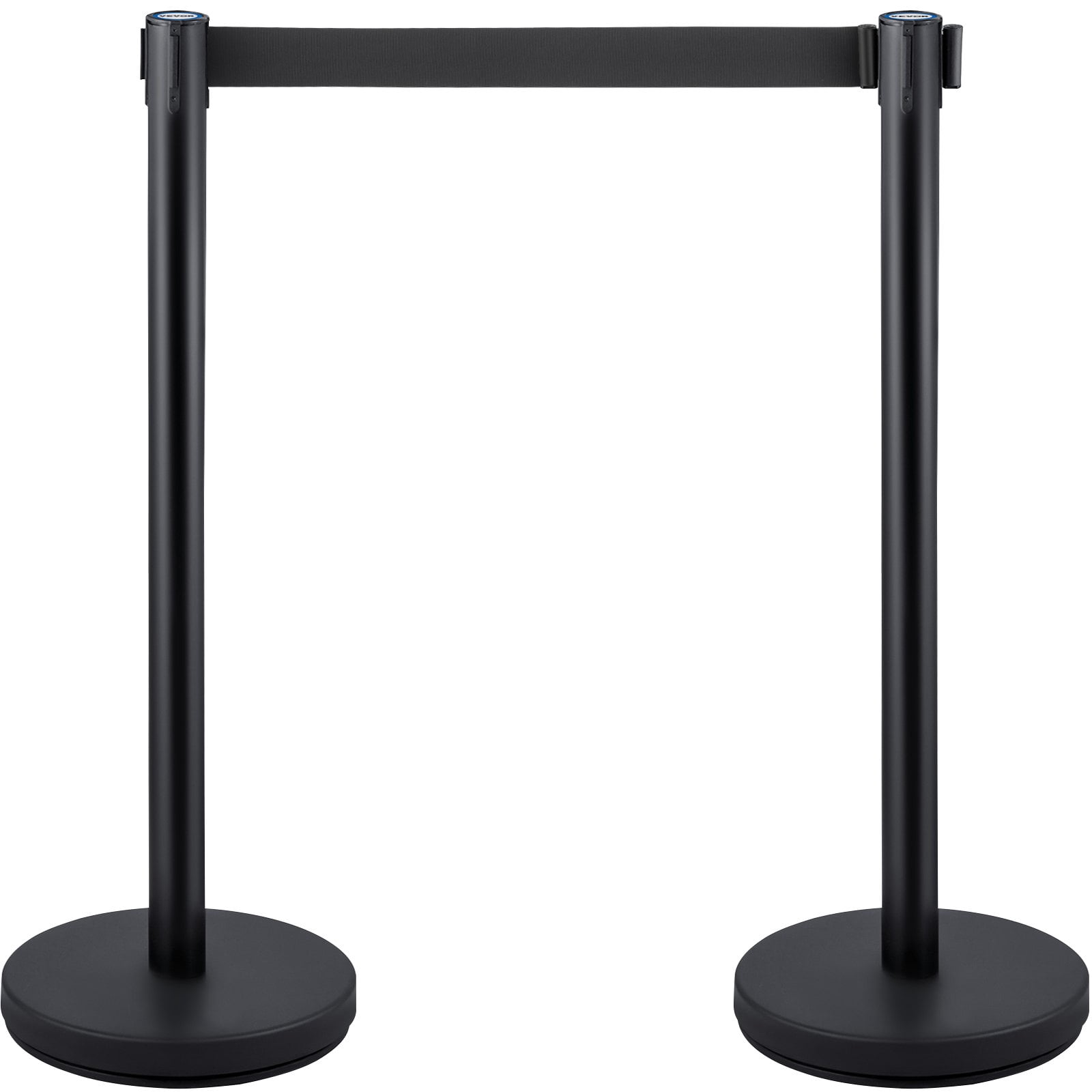 VEVOR 6-Pack Black Stanchion Posts with Retractable Belts - 36 ...