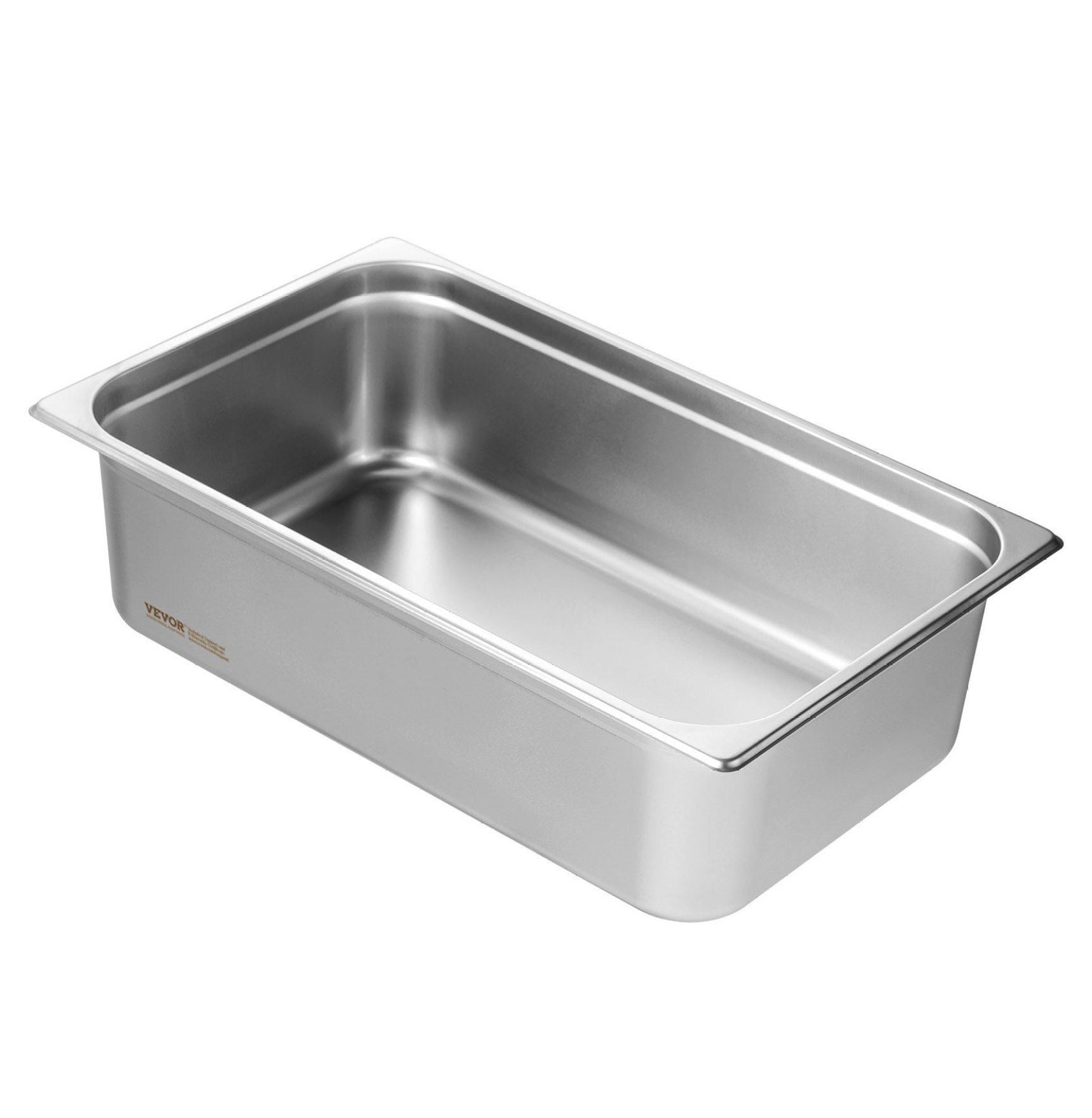 VEVOR 6 Pack Hotel Pans, Full Size Anti-Jam Steam Pan, 0.8mm Thick ...