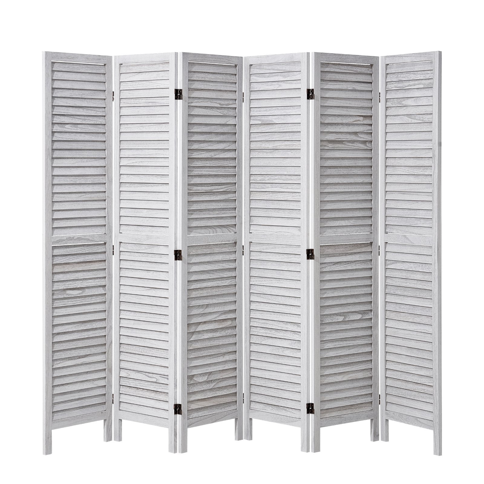 VEVOR 6-Panel Wood Room Divider – Wooden Privacy Screen for Room ...