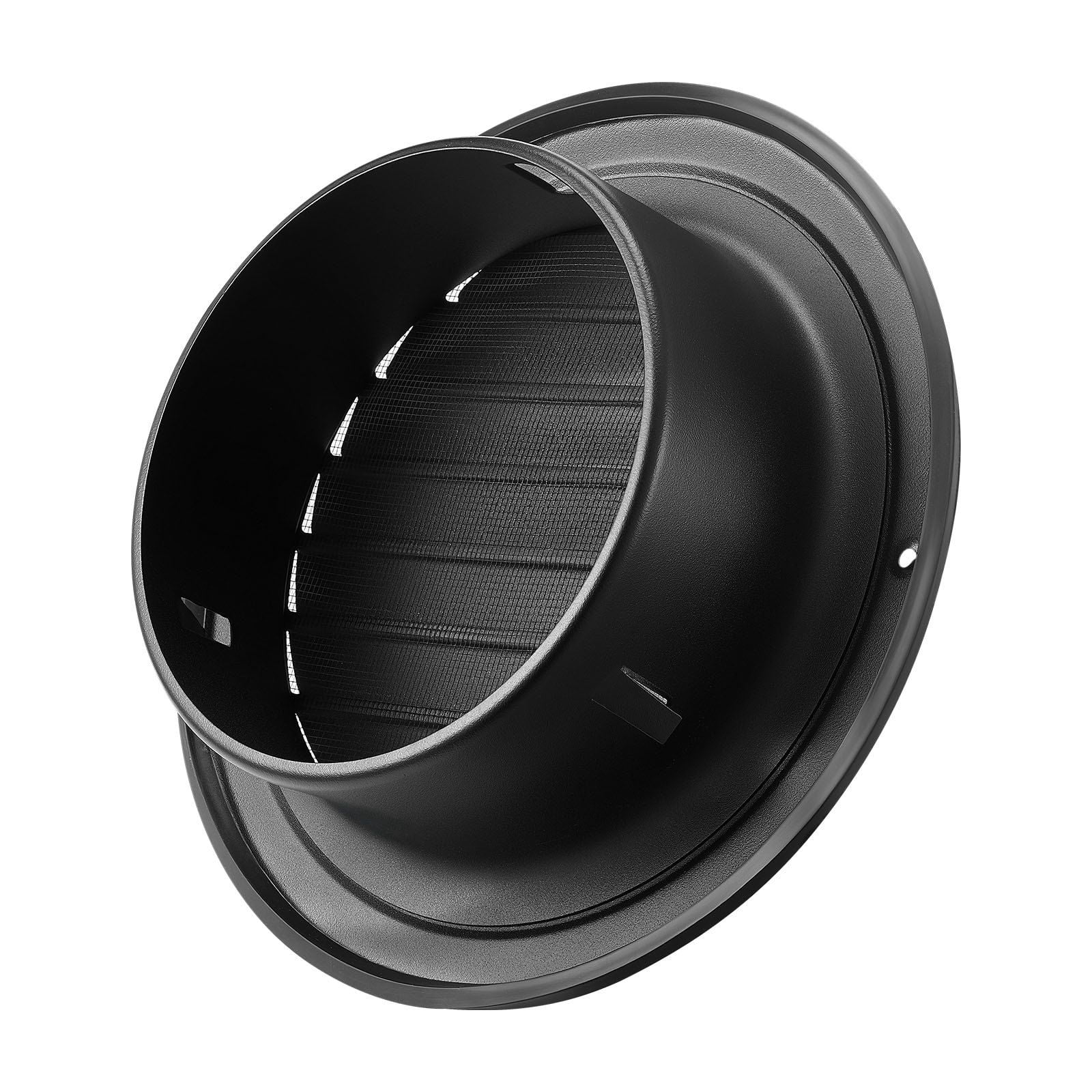 VEVOR 6 inch Wall Vent Cover, Louvered Round AC Vent Gable Cover ...